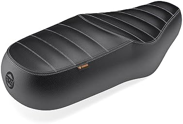 Royal Enfield 1990472 Black Deluxe Touring Dual Seat for Interceptor ...