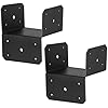 Amazon.com: YIDU69Q 2 Pcs 8x8 Post Caps Tie Bracket, Pergola Brackets ...