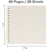Amazon.com: Hiwhy 7x7 Inch Scrapbook DIY Photo Album Linen Cover ...