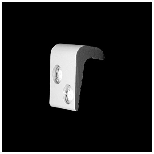 Skate Stopper Bench Clip for Plastic Dipped Seating for corner with 1/4 ...