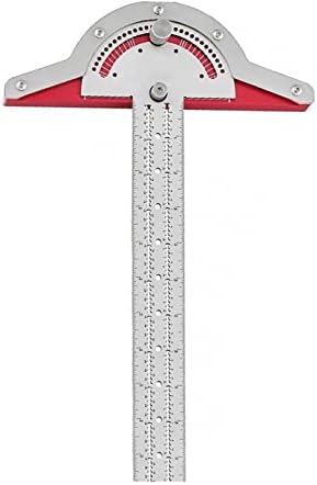 Woodworkers Edge Rule, Adjustable Protractor Angle Finder, 0-70 ...