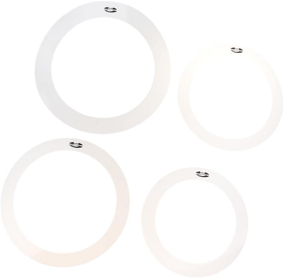 Amazon.com: Almencla 1 Piece Drum Muffler Dampening Rings Control Ring ...