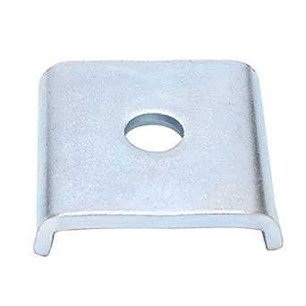YIDU69Q 10 Pcs Carbon Steel Square Plate Channel Saddle Washer, 1-5/8 ...