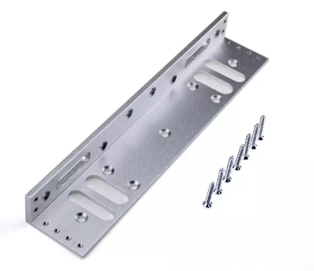 Jenix L Bracket for 280Kg Electric Magnetic Lock 600bls Installation em ...