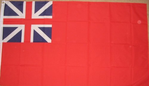 Colonial Red Ensign British Navy Naval 5'x3' Flag : Amazon.ca: Patio ...