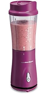 Licuadora personal con tapa de viaje Hamilton Beach 51101RV : Amazon ...