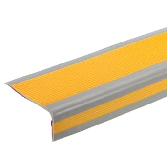 uxcell 3.2Ft Stair Nosing, 4cm PVC Self Adhesive Stair Edges Protector ...