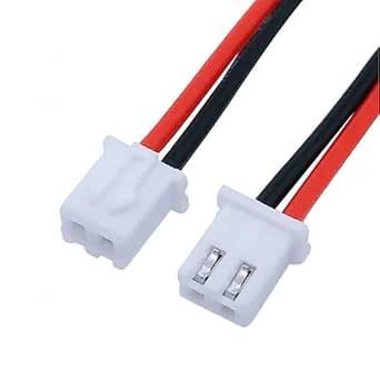 RT SENSE 2 pin JST XH, 2.54mm, Female type connector with 30cm wire (100Pcs) : Amazon.in ...