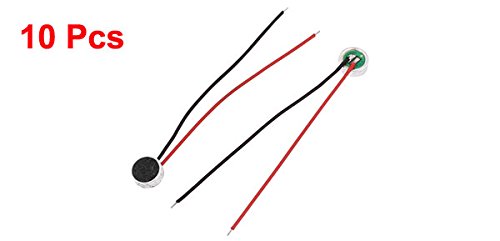 10 Pack Microphones Uxcell 10-Pack 6mm X 3.5mm Electret Microphones ...