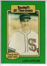 Luke Appling 1987 Baseball All Time Greats Baseball Card at Amazon's ...