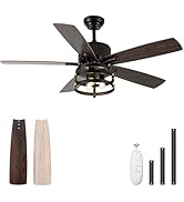 70 inch Large Ceiling Fan with Lights, Outdoor Ceiling Fan for Patio ...