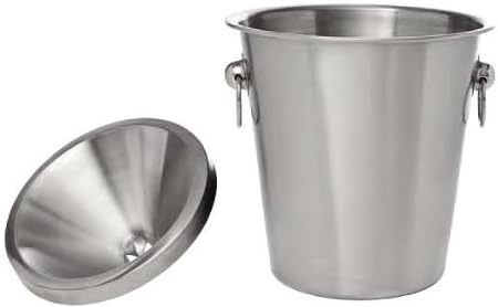 Amazon.com | Wine Tasting Spittoon - 2 Piece, Stainless Steel, Brushed ...