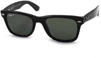 Amazon.com: RAY-BAN ''WAYFARER'' RB 2113 901 BLACK SUNGLASSES ...