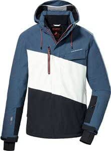 killtec Men's Ski Functional Jacket with Zip-Off Hood and Snow Guard ...