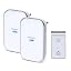 Aigostar Timbre inalámbrico con 2 Receptores, Timbre de Puerta con ...