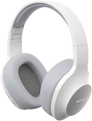 Nokia Wireless Headphones Bluetooth 5.0 E1200 Headset, Built-in ...