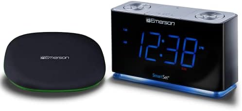 Amazon.com: Emerson SmartSet Projection Alarm Clock Radio with USB ...
