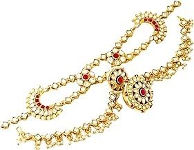 Buy Traditional Matha Patti with Kundan and Pearls at Amazon.in