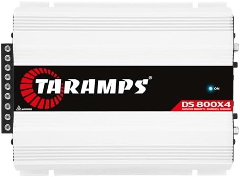 Amazon.com: Taramps DS 800x4 2 Ohms 800 Watts RMS, 4-Channel 200x4 ...