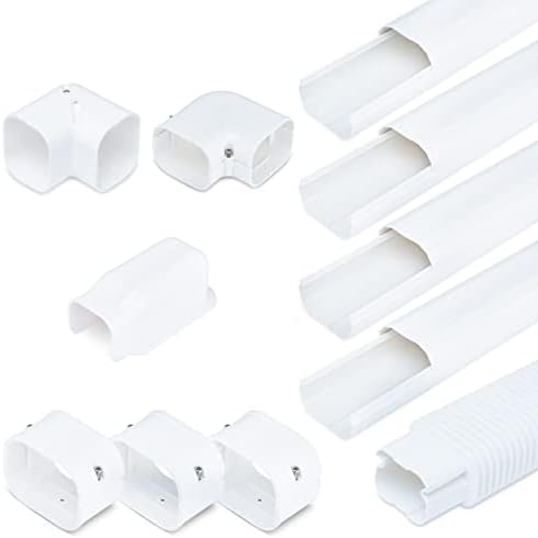 Amazon.com: Sealproof Mini Split AC Line Set Cover Kit, 3" Decorative ...