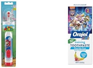 Amazon.com: Spinbrush Super Mario Kid's Electric Battery Toothbrush ...