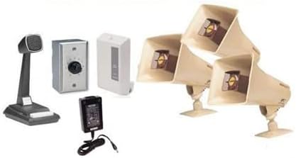 Amazon.com: Valcom 3 Horn Speaker Paging Mass Notification and ...