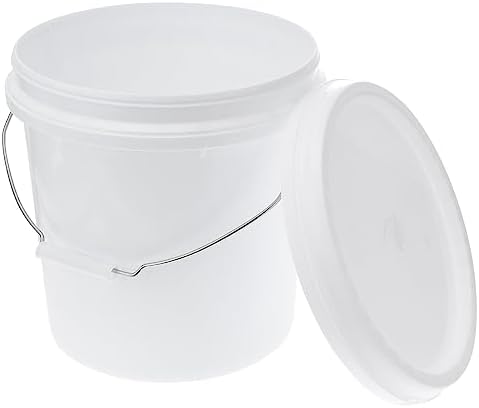 Amazon.com: Healifty 3 Gallon Bucket, Heavy Duty Plastic Bucket 10L ...