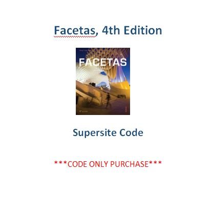 Facetas 4th Ed Supersite Code ***CODE ONLY*** - 9781626809659 - Livros ...