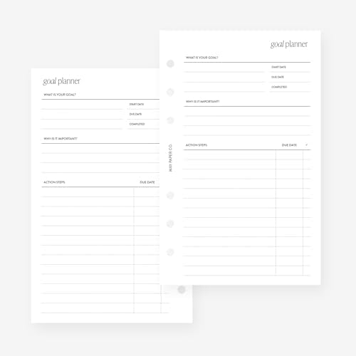 Amazon.com : Franklin Covey Compact Goal Planner Insert Agenda Refill ...