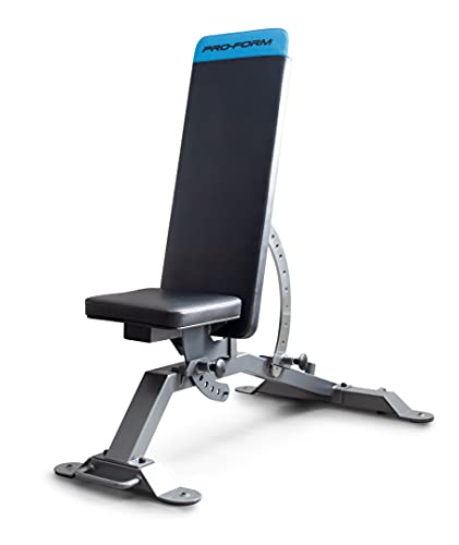 ProForm Carbon Strength Adjustable Bench with Integrated Transport ...