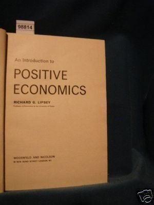 Amazon.co.jp: An Introduction to Positive Economics : 本