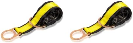 Palmer Safety 2-Pack 8 Ft Cross Arm Strap, 3" Wide Beam Straps Choker w ...