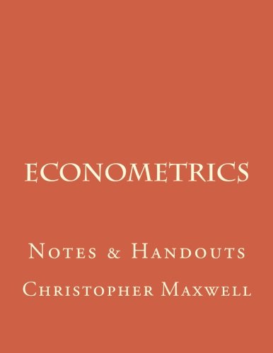 Buy Econometrics: Notes & Handouts Book Online at Low Prices in India ...