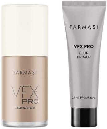 Amazon.com : FARMASi VFX Pro Natural Beige and VFX Pro Primer Long ...