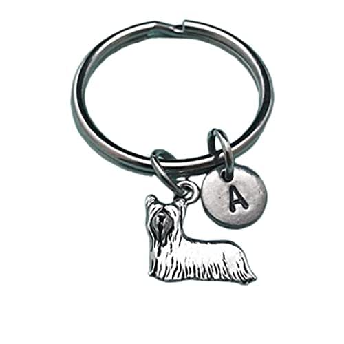 Amazon.com: Yorkshire terrier keychain, Yorkshire terrier charm, animal ...