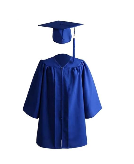 Buy CHRISLEY ENTERPRISES Blue Graduation Gown Convocation Gown for Kids ...