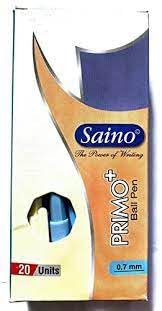 Saino Primo Plus Ball Pen (Pack Of 40 Pens)|Blue : Amazon.in: Office ...