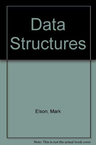 Data Structures: Elson, Mark: 9780023327513: Amazon.com: Books