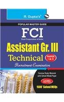 Buy FCI Assistant Grade III (Technical) Recruitment Exam Guide Book ...