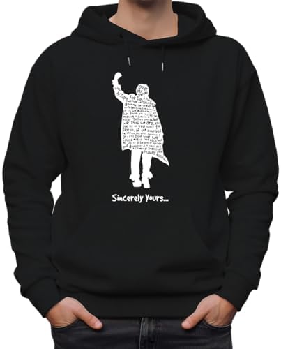 Sincerely Yours Unisex Classic Hoodie for Men and Women, Black, L ...
