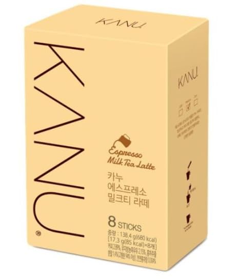 Amazon.com: Kanu Maxim Latte Instant Coffee (Milk Tea(17.3g x 8T ...