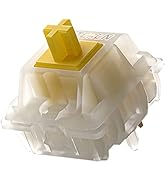 Amazon.com: Gateron Milky Yellow Switches - Silent Linear Switches for ...