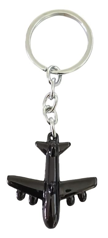 Metal Aeroplane Key Chain (Black) : Amazon.in: Bags, Wallets and Luggage