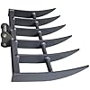 Amazon.com : Wallemac Wide Rake,Pin-on Rake Attachment with Pins for ...