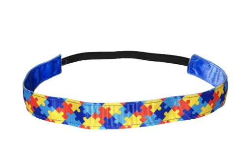 Amazon.com: Autism Awareness Headband, Autism Headband, Headbands for ...