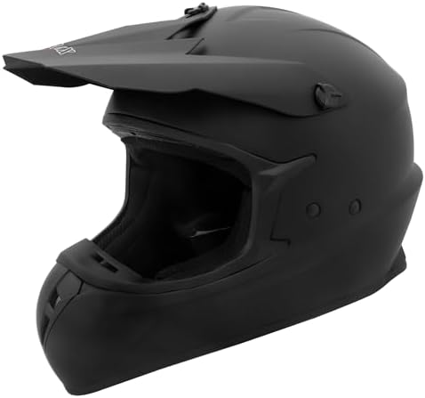 Zorax Matt Black M (57-58cm) ZOR-X305 Dual Sport Motorbike Motocross ...