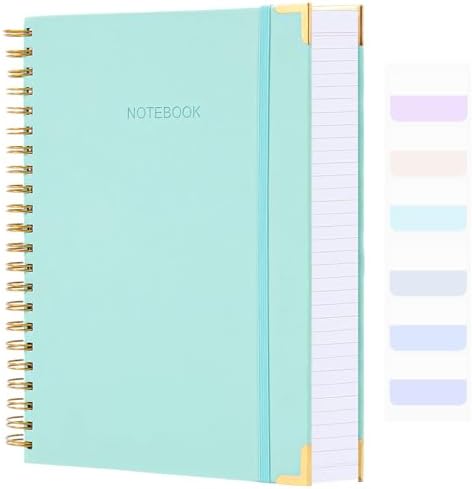 Amazon.com : Ddaowanx Hardcover Spiral Notebook, College Ruled Notebook ...