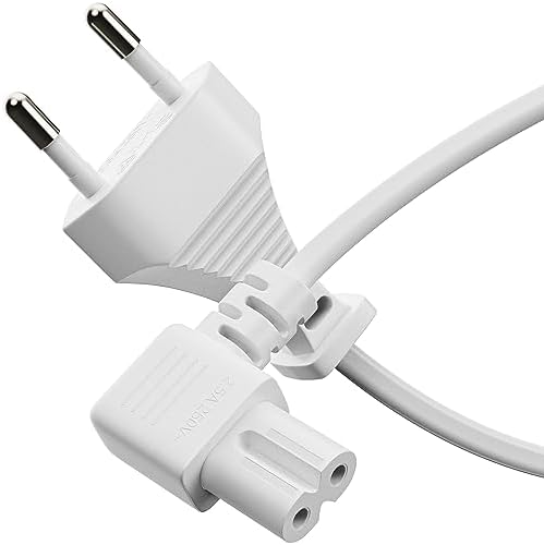 sonero Stromkabel Netzkabel 2 Polig, 1,0m, Eurostecker Typ C ...