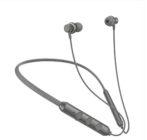 ionX Vibe 01 in-Ear Wireless Bluetooth Smart Neckband Earphone with Vibration Alert, 48 Hour ...