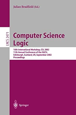 Computer Science Logic: 9783540442400: Medicine & Health Science Books ...